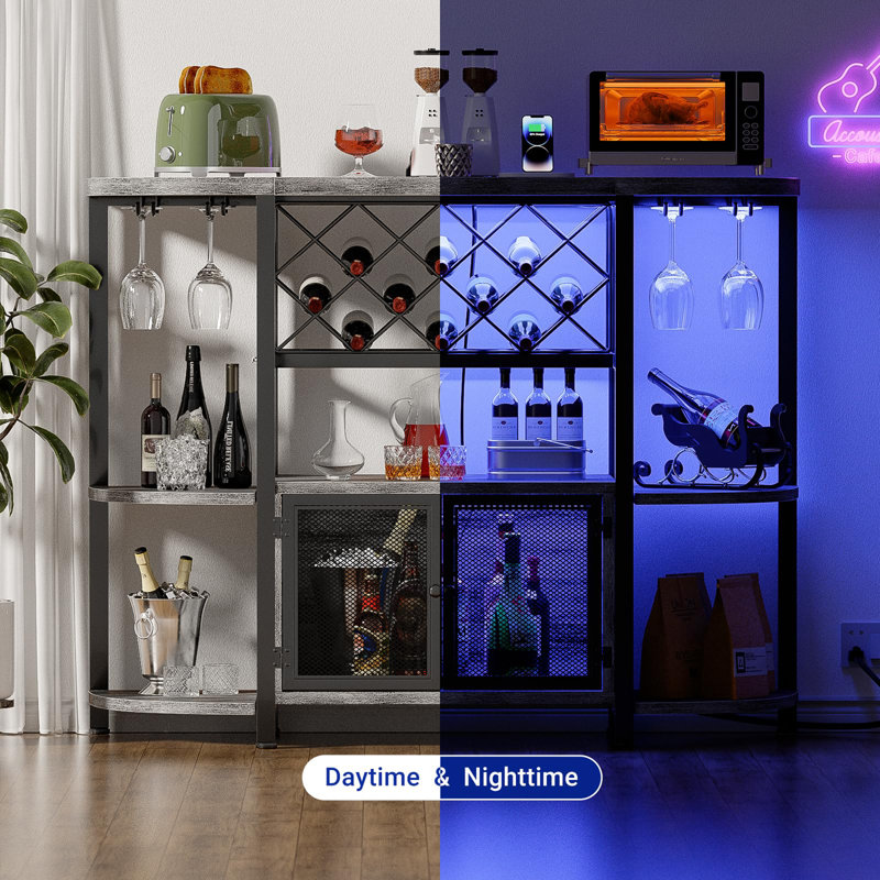 Mercer41 Ayzen 47.24'' Bar Cabinet | Wayfair